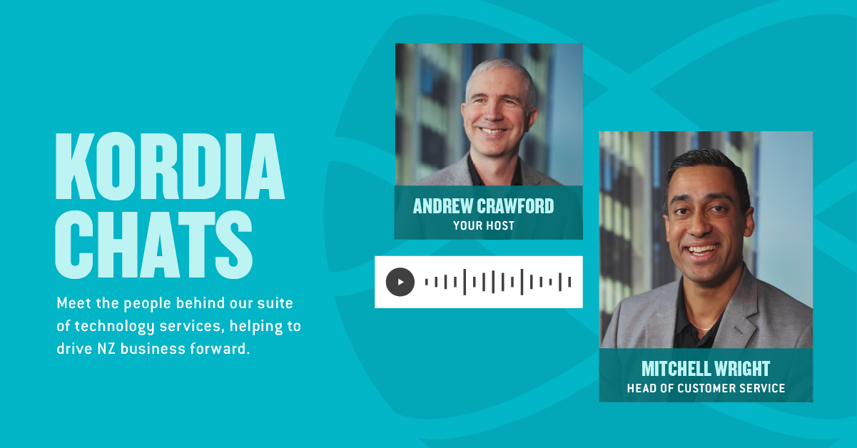 Kordia Chats: Mitchell Wright | Kordia Group NZ